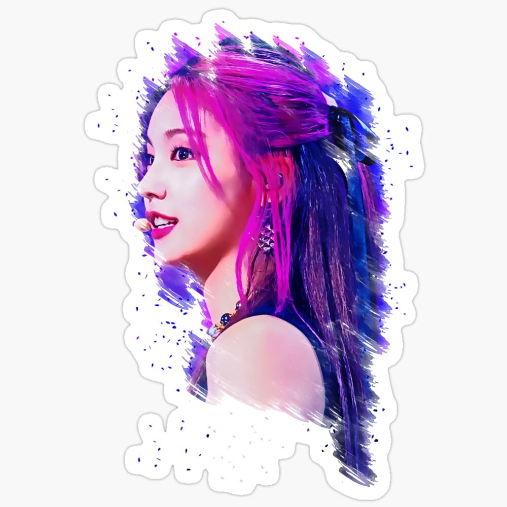 KIRAKIRA Perfection of yeji itzy art Sticker. Single, trio, or squad ...