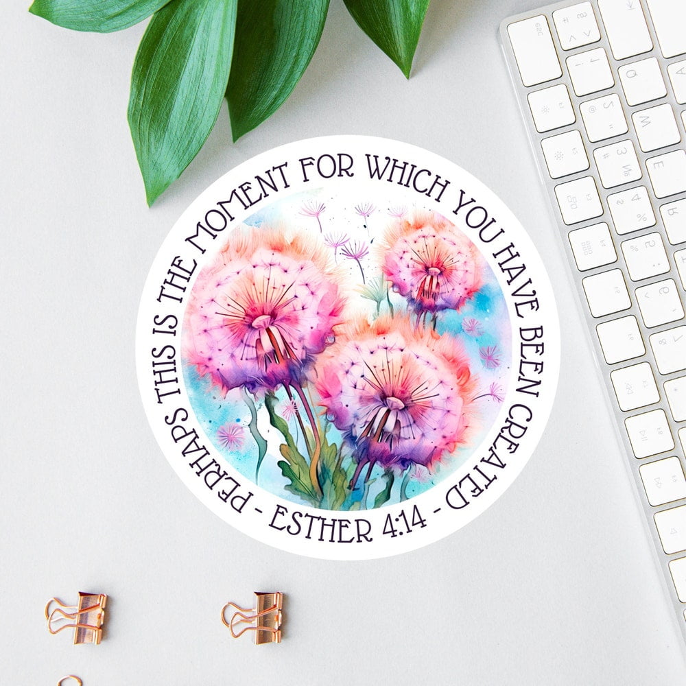 KIRAKIRA Perhaps This Is The Moment Sticker, Rainbow Dandelion Decal ...