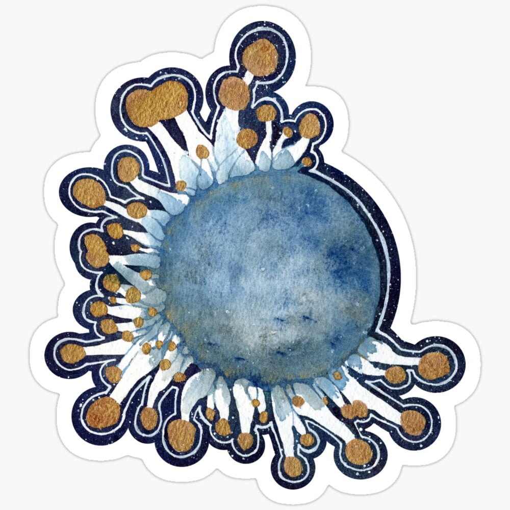 KIRAKIRA Planet Shroom Sticker. Single, trio, or squad — Collect them ...
