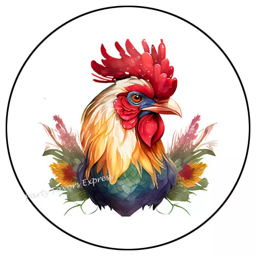 KIRAKIRA ROOSTER HEAD STICKERS PARTY FAVORS - Walmart.com