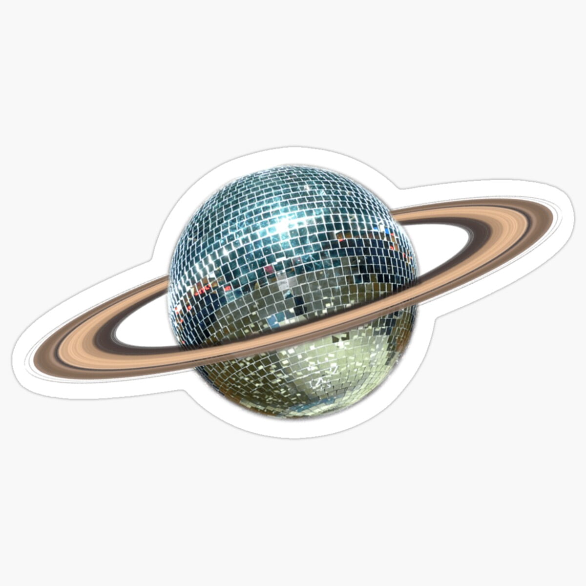 KIRAKIRA Saturn Disco Ii Sticker. Gift For You - Decorate Laptops ...