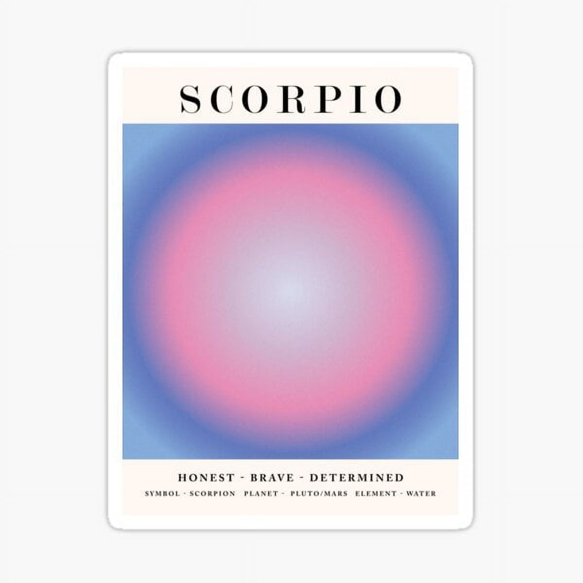KIRAKIRA Scorpio zodiac sign, Aura , Energy, Grainy gradient, Museum ...