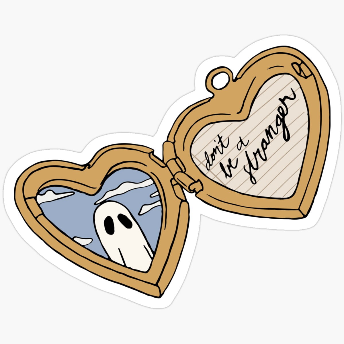 KIRAKIRA Scott Street Locket - Gold Sticker. Gift For You - Decorate ...