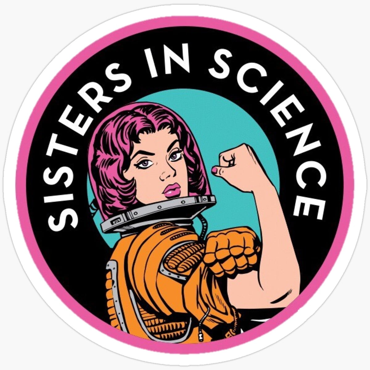 KIRAKIRA Sisters In Science Organisation Logo Sticker. Gift For You ...