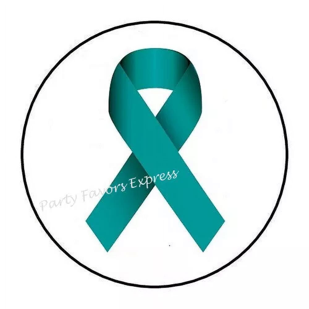 KIRAKIRA TEAL RIBBON STICKERS PARTY FAVORS - Walmart.com