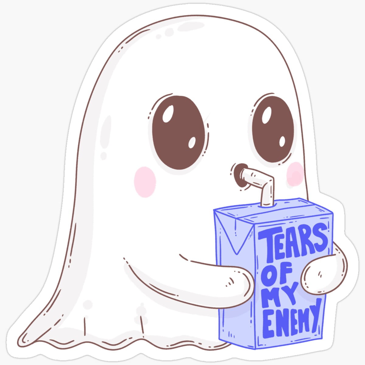 KIRAKIRA Tears Of My Enemy Sticker. Gift For You - Decorate Laptops ...