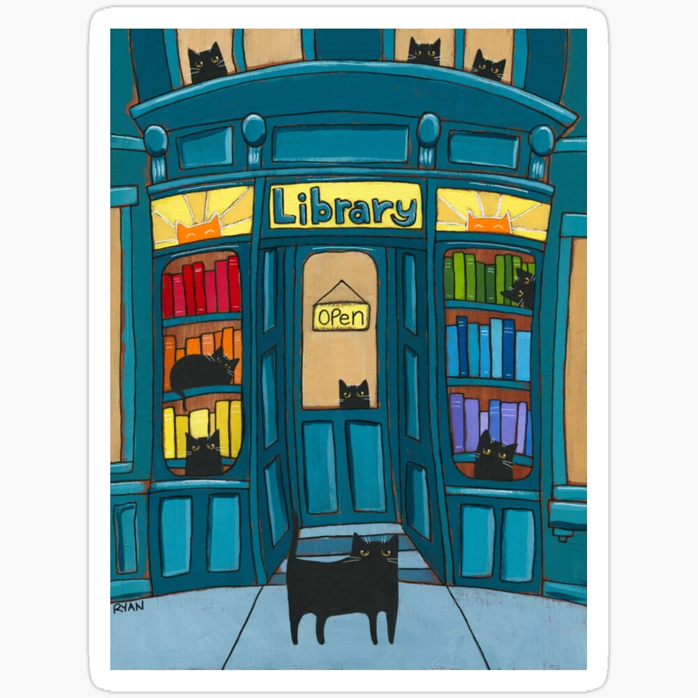 KIRAKIRA The Library Cats Sticker. Single, trio, or squad — Collect ...