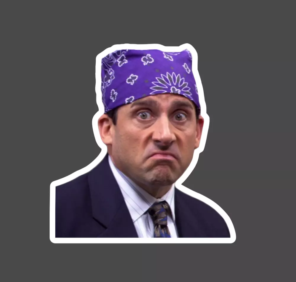 KIRAKIRA The Office Michael Scott Prison Mike Sticker - Walmart.com