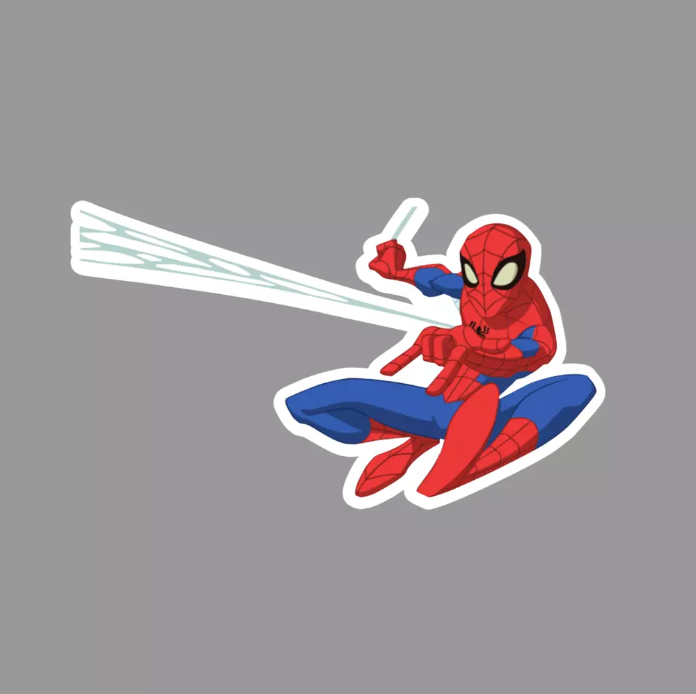 KIRAKIRA The Spectacular Spider-Man Sticker - Walmart.com