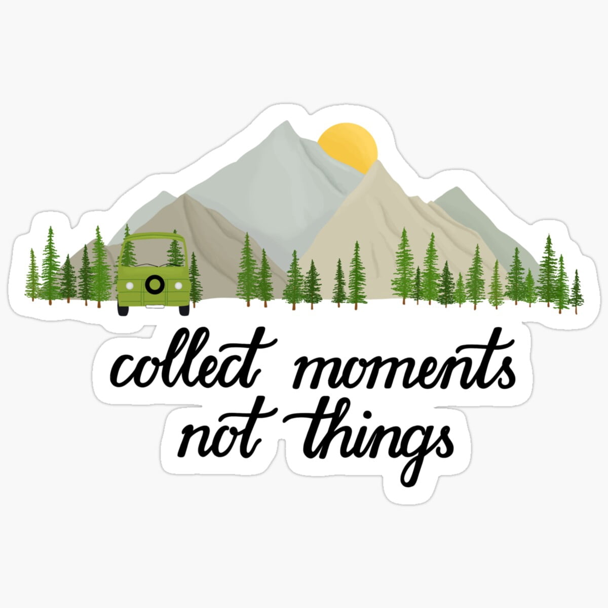 KIRAKIRA Travel Saying Moments Sticker. Gift For You - Decorate Laptops ...