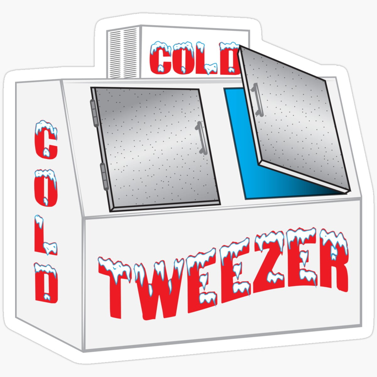 KIRAKIRA Tweezer. Look Who'S In The Freezer. Sticker. Gift For You ...