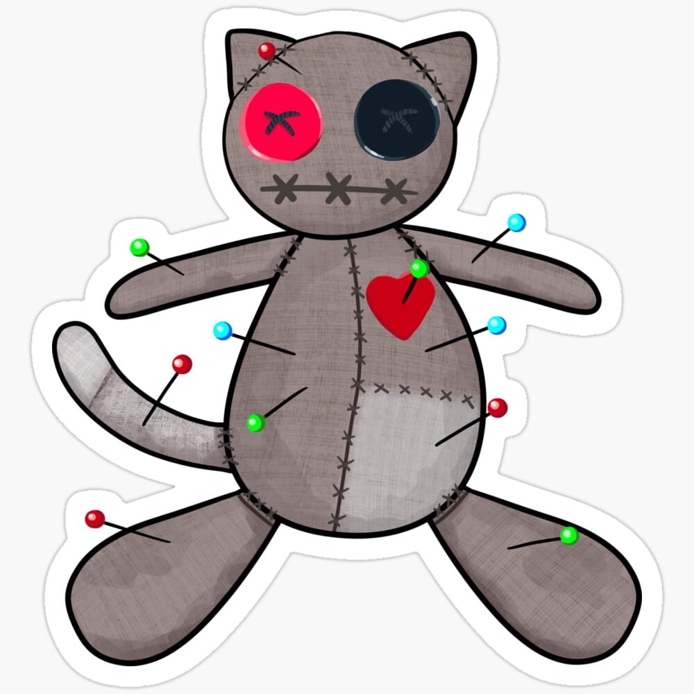 KIRAKIRA Voodoo Cat Sticker. Single, trio, or squad — Collect them all ...