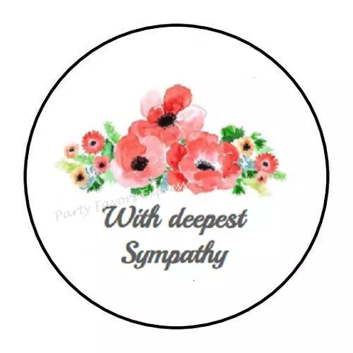 KIRAKIRA WITH DEEPEST SYMPATHY PARTY FAVORS STICKERS - Walmart.com