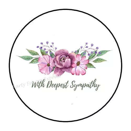 KIRAKIRA WITH DEEPEST SYMPATHY STICKERS PARTY FAVORS - Walmart.com