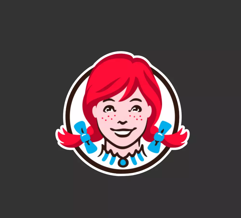 KIRAKIRA Wendy's Sticker - Walmart.com