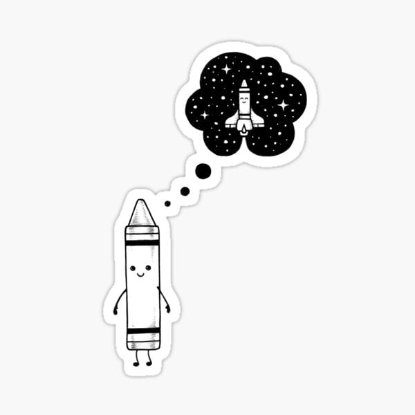 KIRAKIRA When i grow up Sticker - Walmart.com