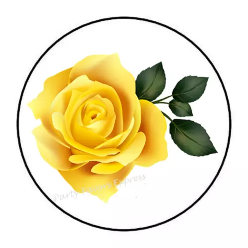 KIRAKIRA YELLOW ROSE PARTY FAVORS STICKERS - Walmart.com