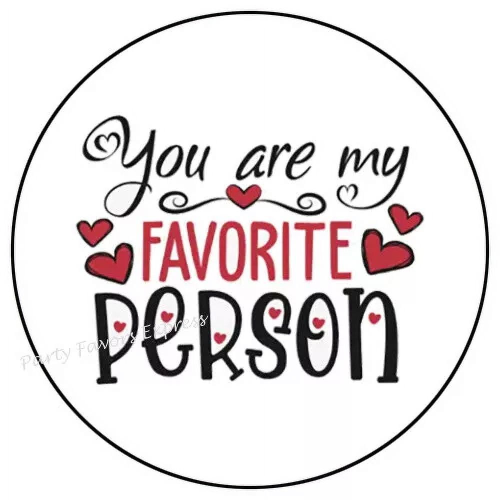 KIRAKIRA YOU ARE MY FAVORITE PERSON STICKERS PARTY FAVORS - Walmart.com