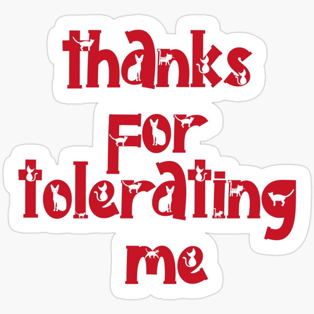 KIRAKIRA i tolerate you valentine's day Sticker, Decorate laptops ...