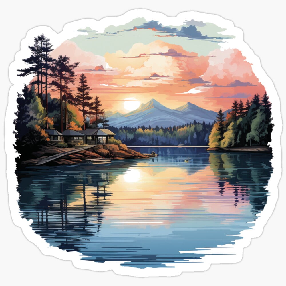 KIRAKIRA lake keowee Sticker, Decorate laptops, water bottles, and more ...