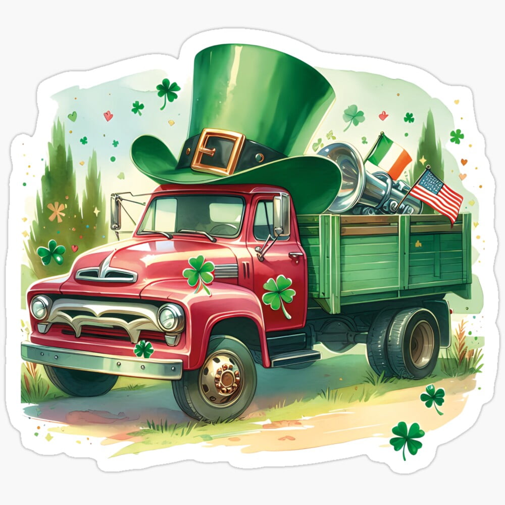 KIRAKIRA patricks day 2024 / Saint Patricks Day Truck / Happy St ...