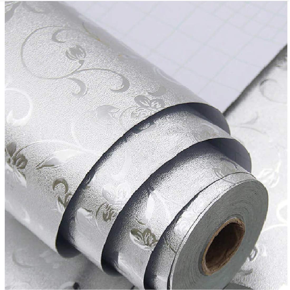 KIRFIZ 1 Meter Aluminium Foil Stickers Waterproof Sticker Heat ...