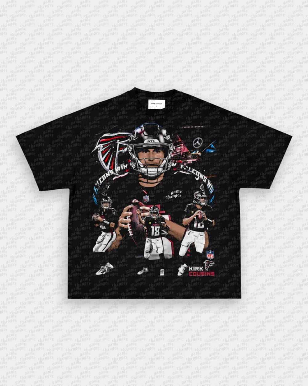KIRK COUSINS - FALCONS Shirt, vintage football bootleg shirt, football ...