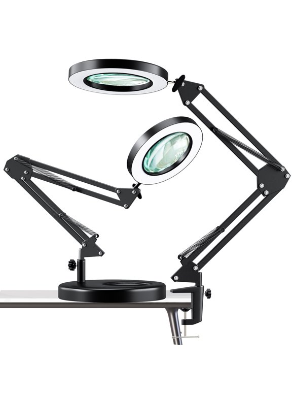 Magnifying Glass with Light in Office Supplies | Black - Walmart.com