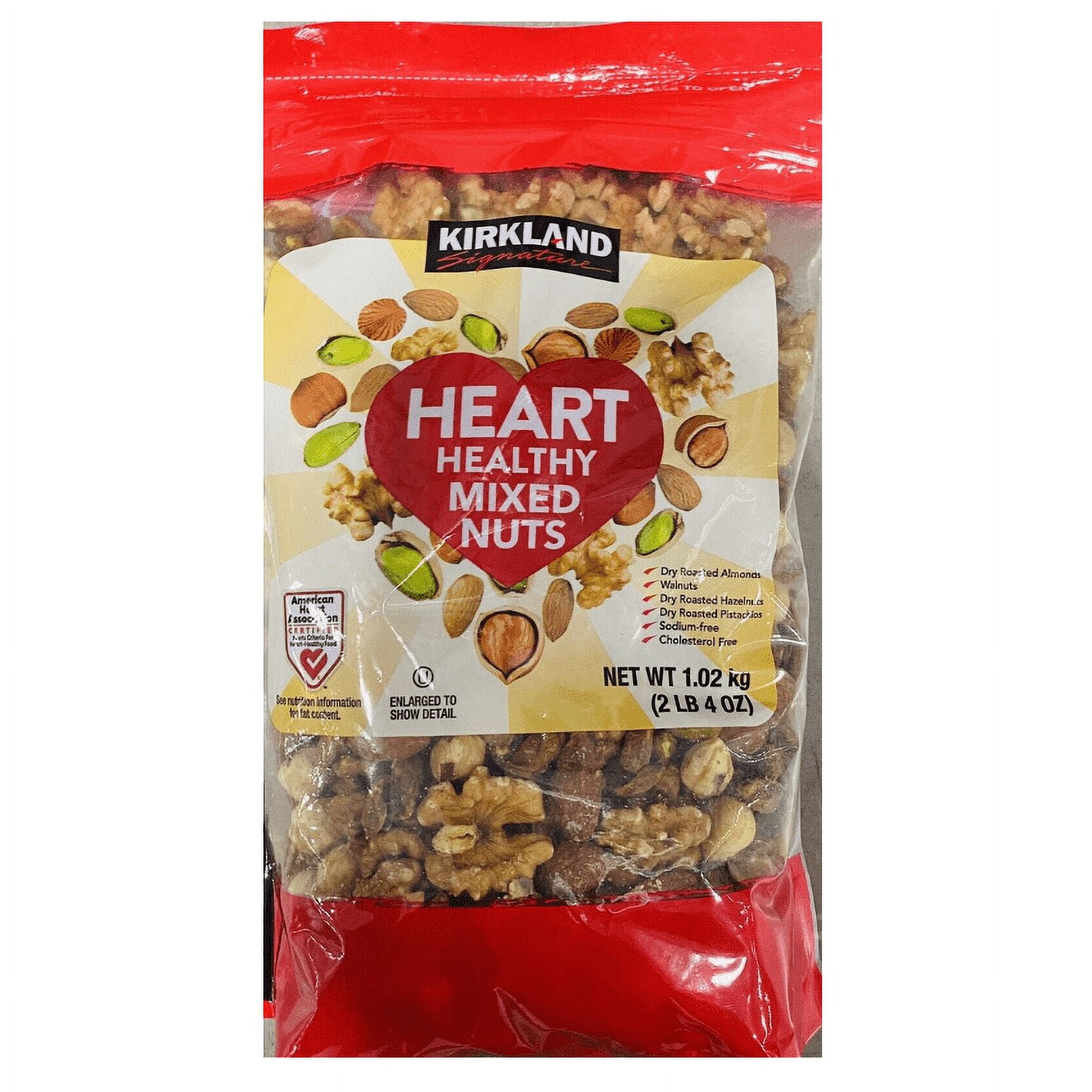 KIRKLAND Signature HEART HEALTHY MIXED NUTS 36 oz Bag - Walmart.com