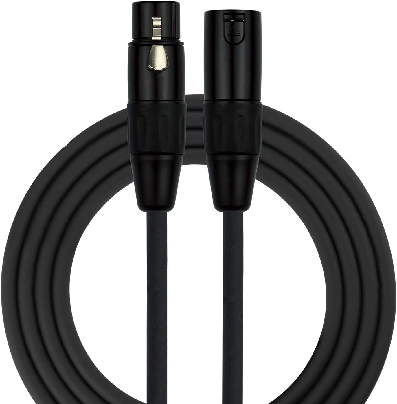 KIRLIN Cable MPC Microphone Cable, XLR, BLACK, 25FT (MPC-270PB-25/BK ...