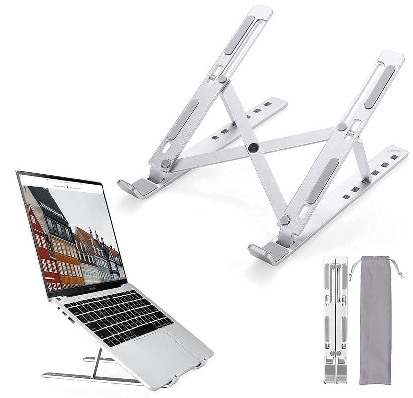KISKY Adjustable Laptop Stand Aluminum Laptop Stands Ergonomic Laptop ...