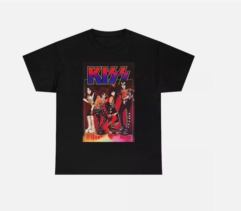 KISS 1978 Cubes Poster Short Sleeve Tee - Walmart.com
