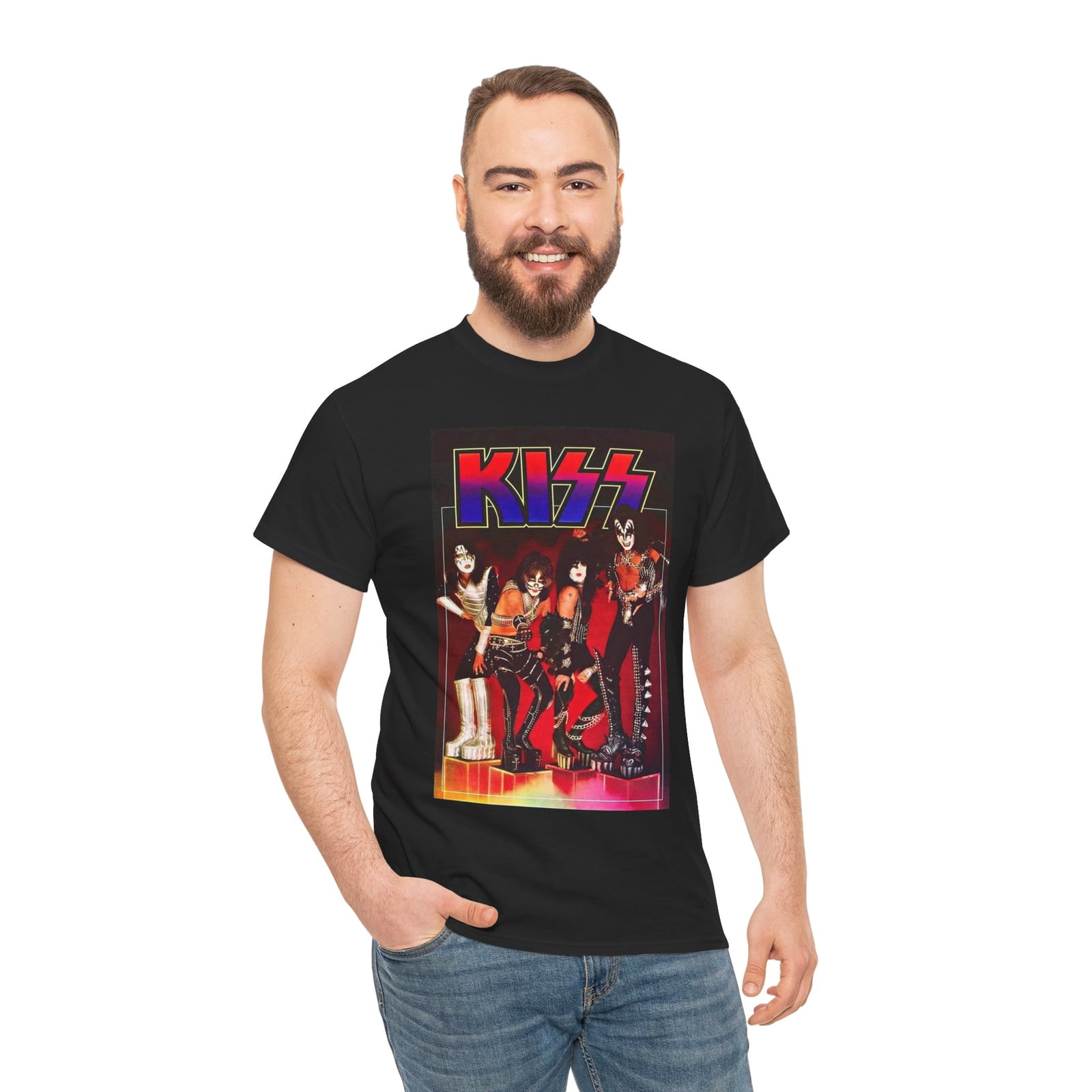 KISS 1978 Cubes Poster Short Sleeve Tee - Walmart.com