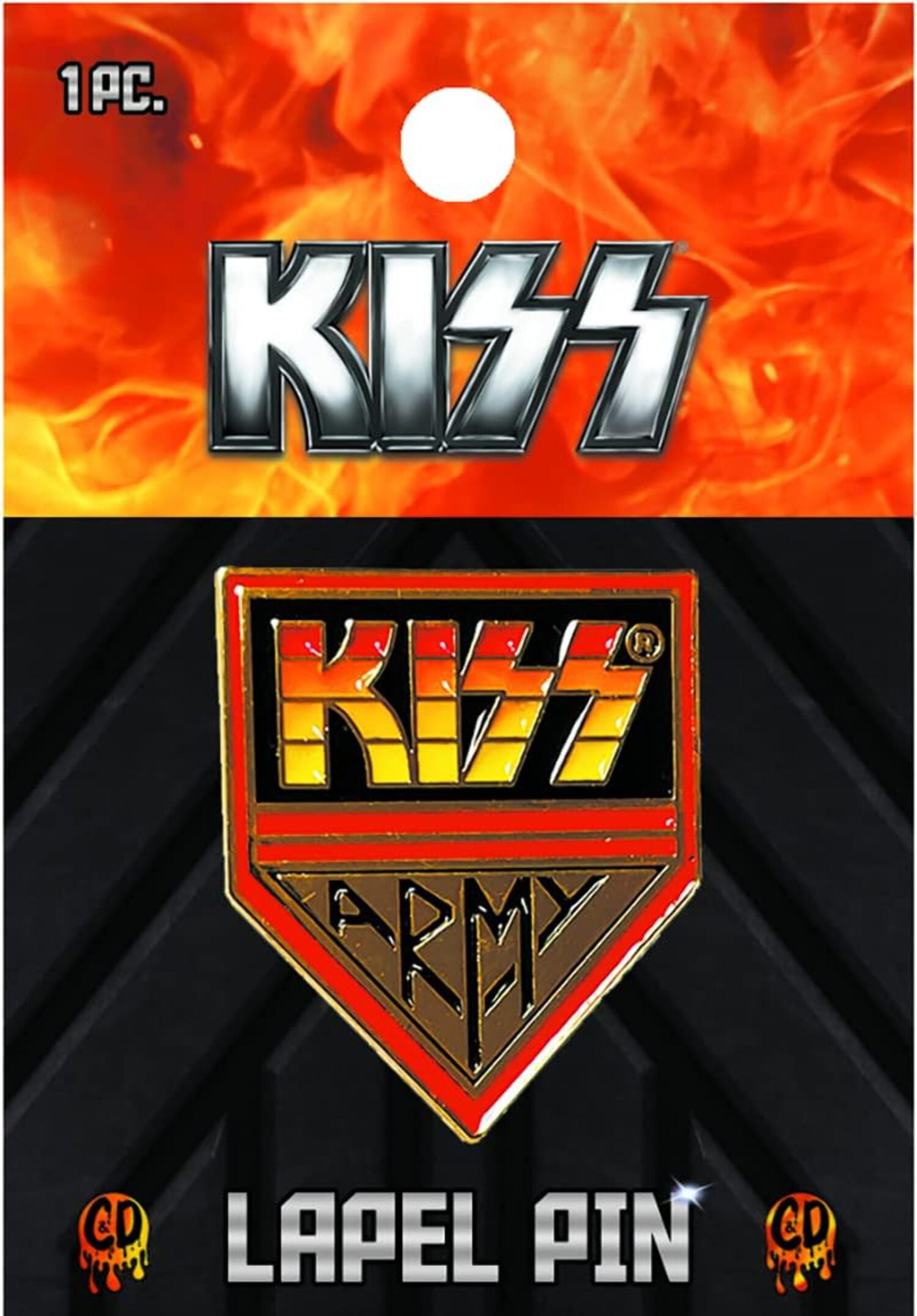 KISS Army - Metal Lapel Pin - Walmart.com