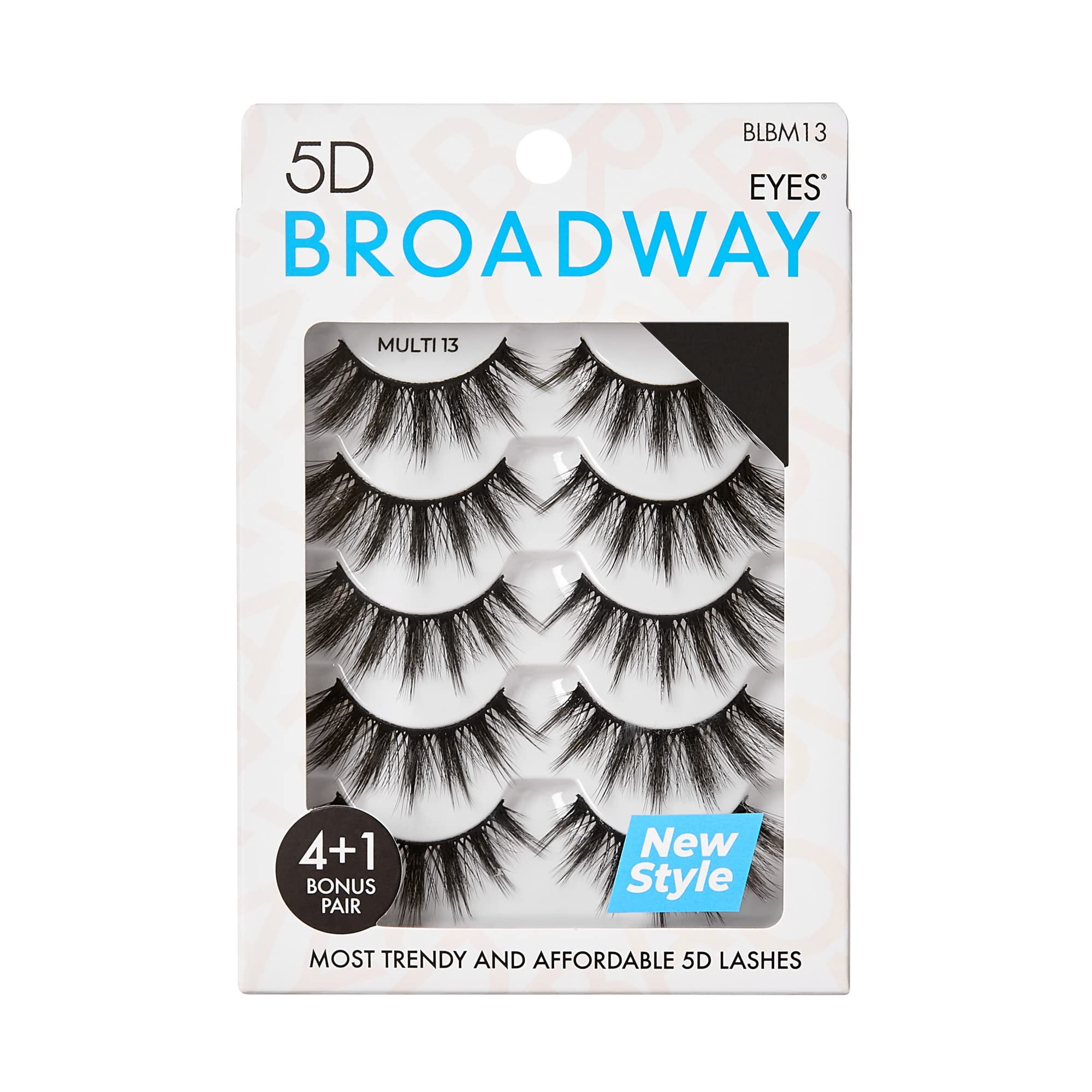 Broadway Lashes Strip False Eyelashes Multipack Fake Eyelashes Natural ...