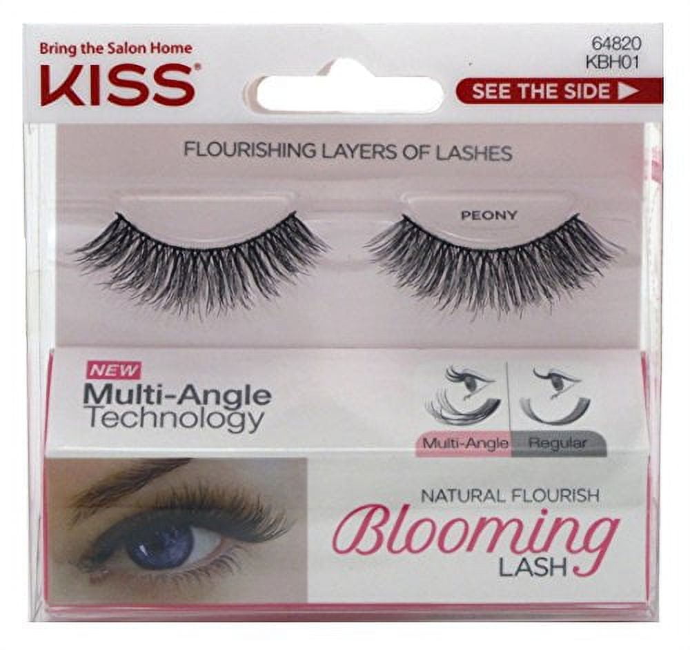 KISS Blooming Lash Multi-Angle Fake Eyelashes - Peony - Walmart.com