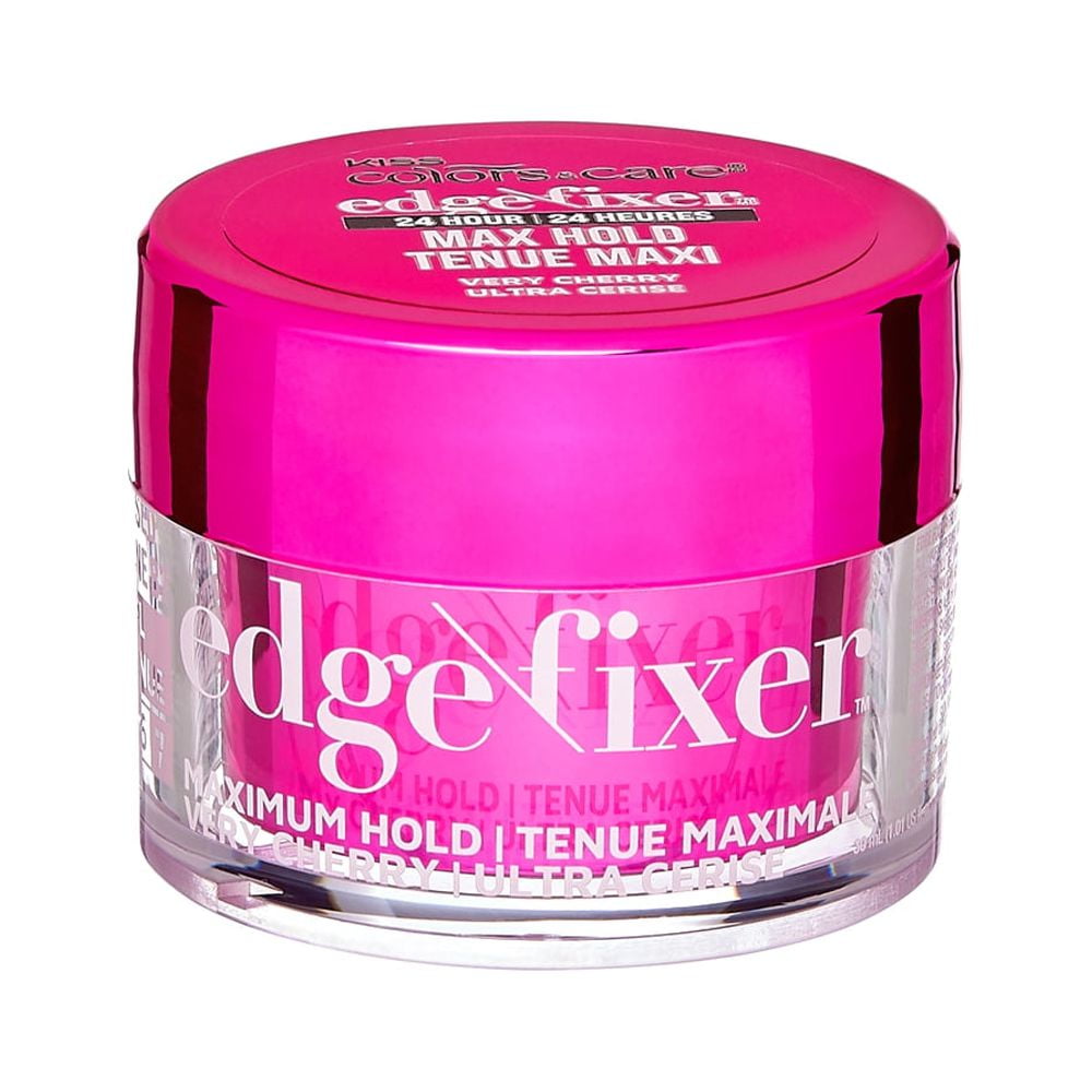 KISS Colors & Care Edge Fixer Gel, Maximum Hold, Very Cherry, Unisex, 1 ...