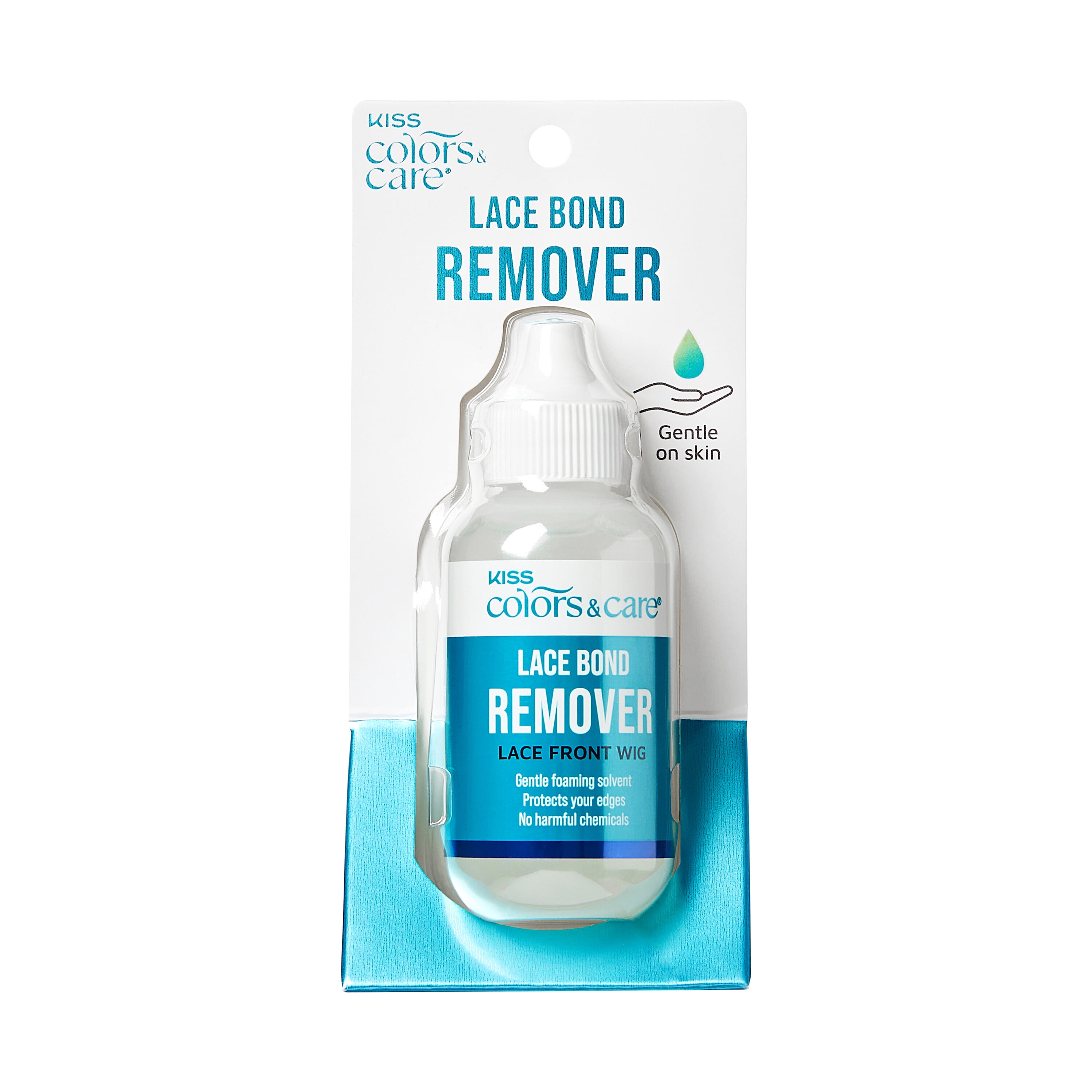 KISS Colors & Care Wig Lace Bond Remover, Extreme Hold, 2.03 fl. oz ...