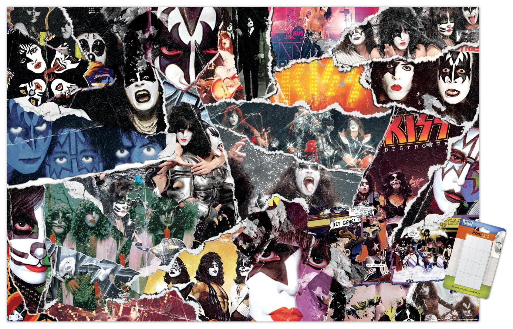 KISS - Collage Wall Poster, 22.375" x 34" - Walmart.com