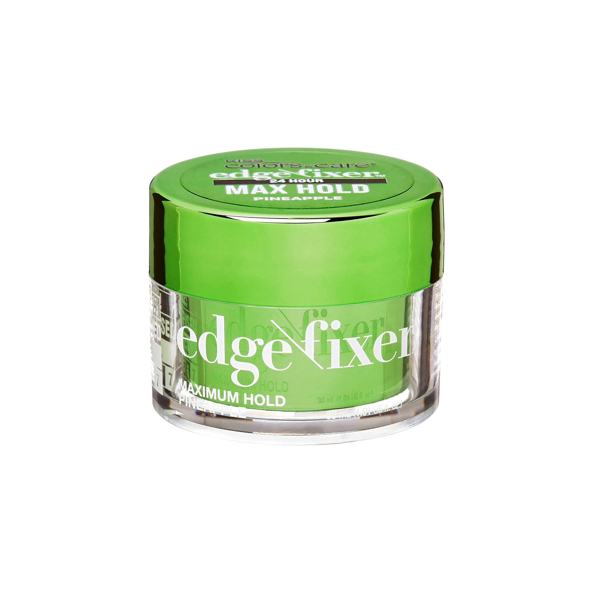KISS Colors & Care Edge Fixer Hair Gel, Maximum Hold, Pineapple, 1.01 ...