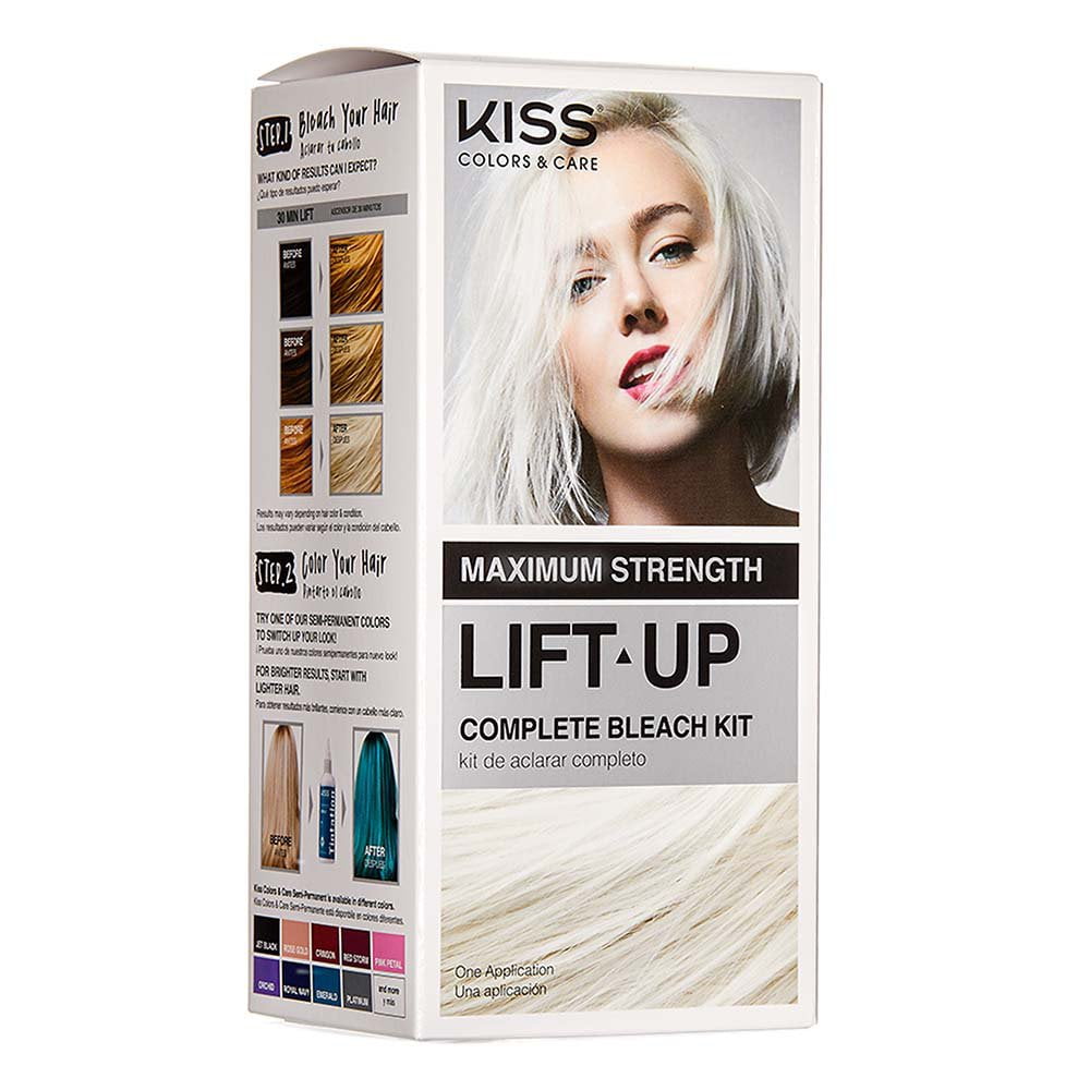 KISS Colors & Care Lift-Up Maximum Strength Complete Bleach Kit - Each ...
