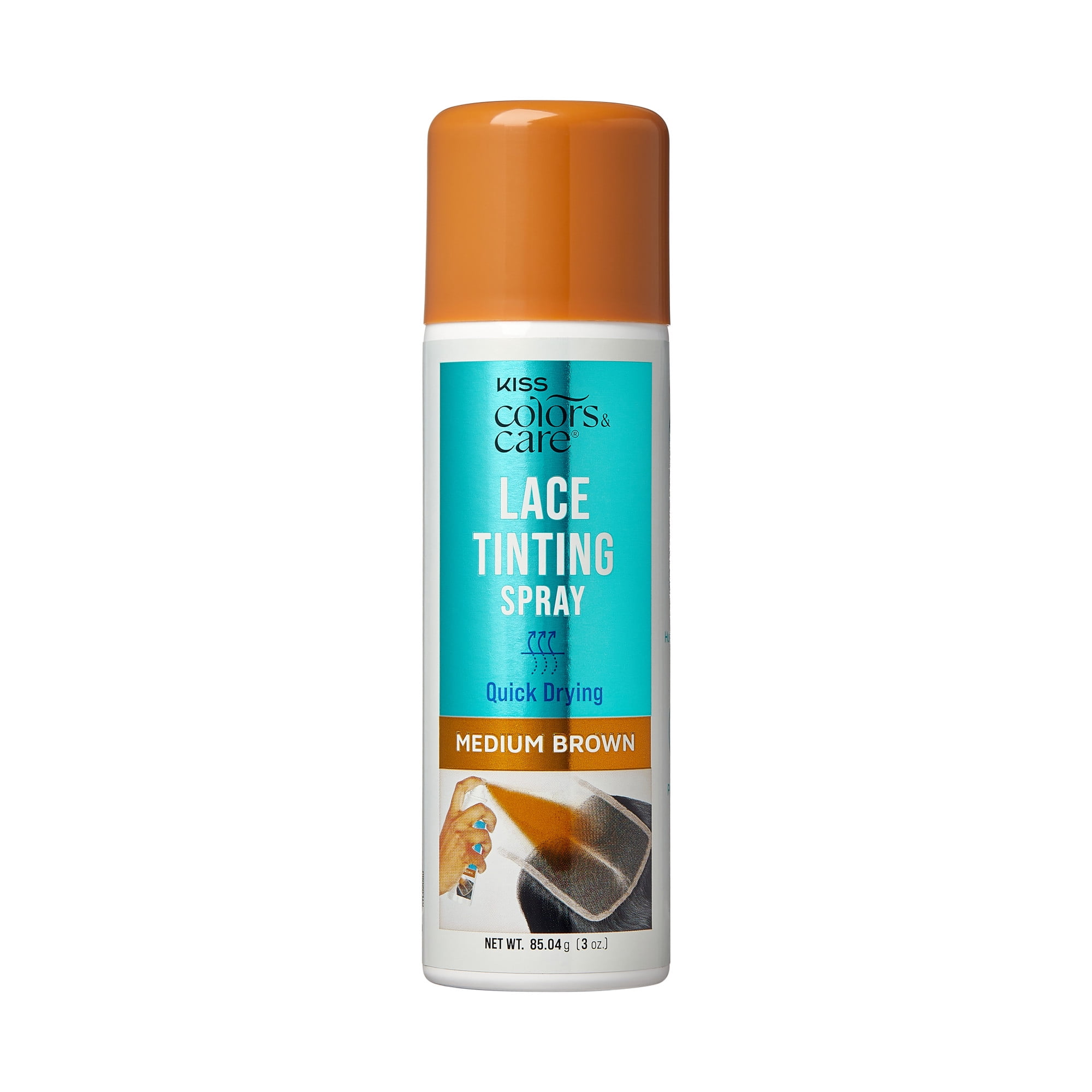 KISS Colors & Care Quick Drying Lace Tinting Spray, Net Wt. 85.04g ...
