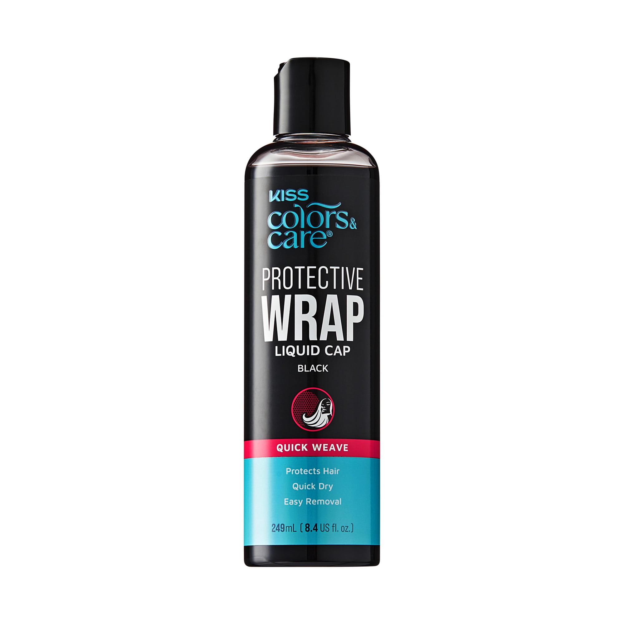 KISS Colors & Care Quick Weave Protective Wrap Liquid Cap, 236mL (8 US ...