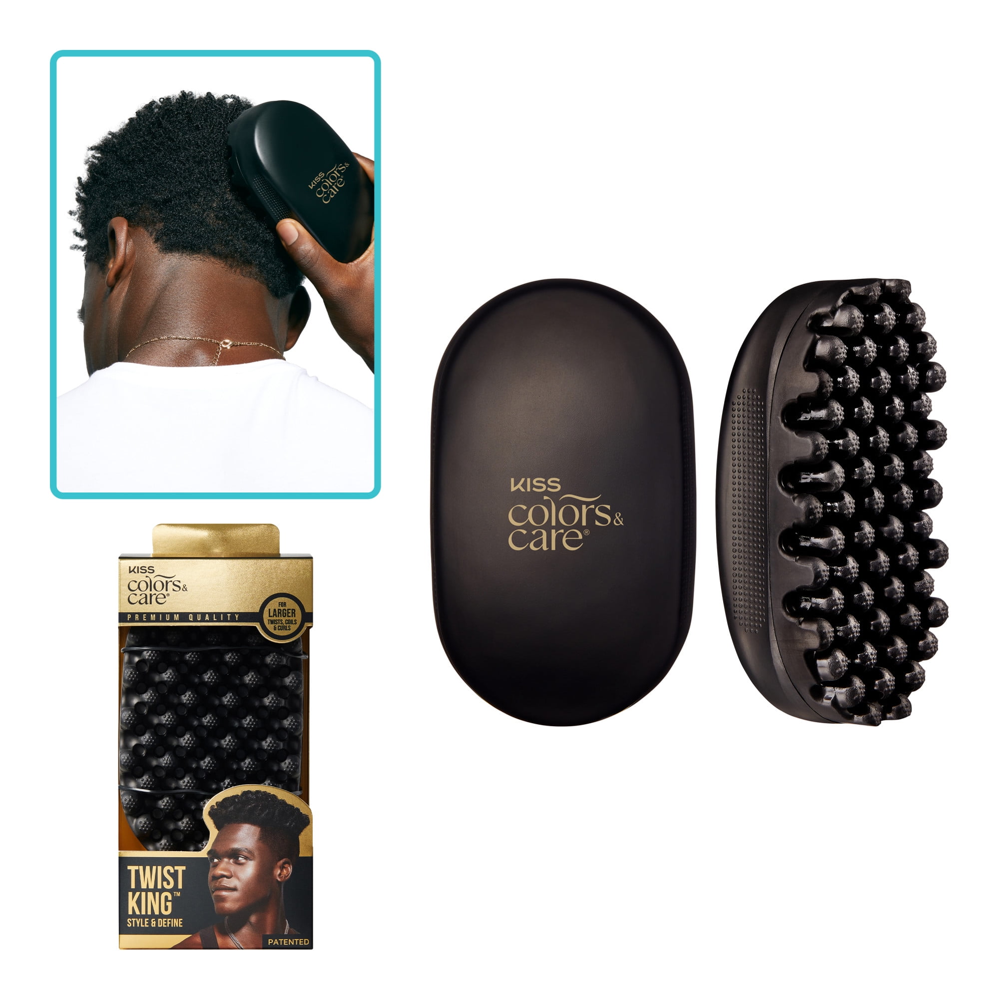 KISS Colors & Care Twist King Styling Plastic Hair Sponge - Walmart.com