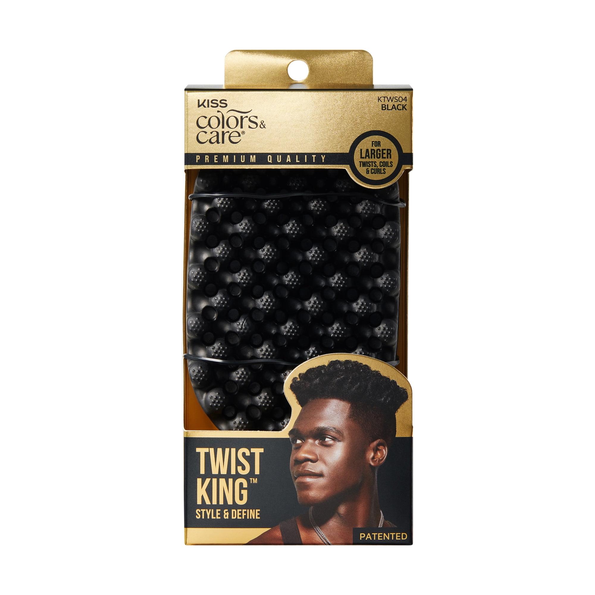 Kiss Colors & Care Twist King Styling Plastic Hair Sponge for Defined ...