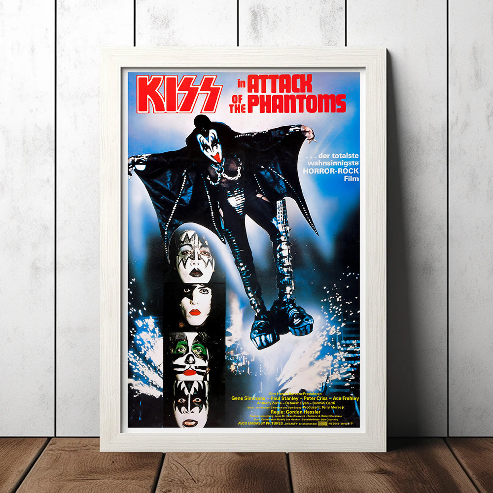 KISS Concert Poster - Music Fan Collectibles - Vintage Music Poster ...