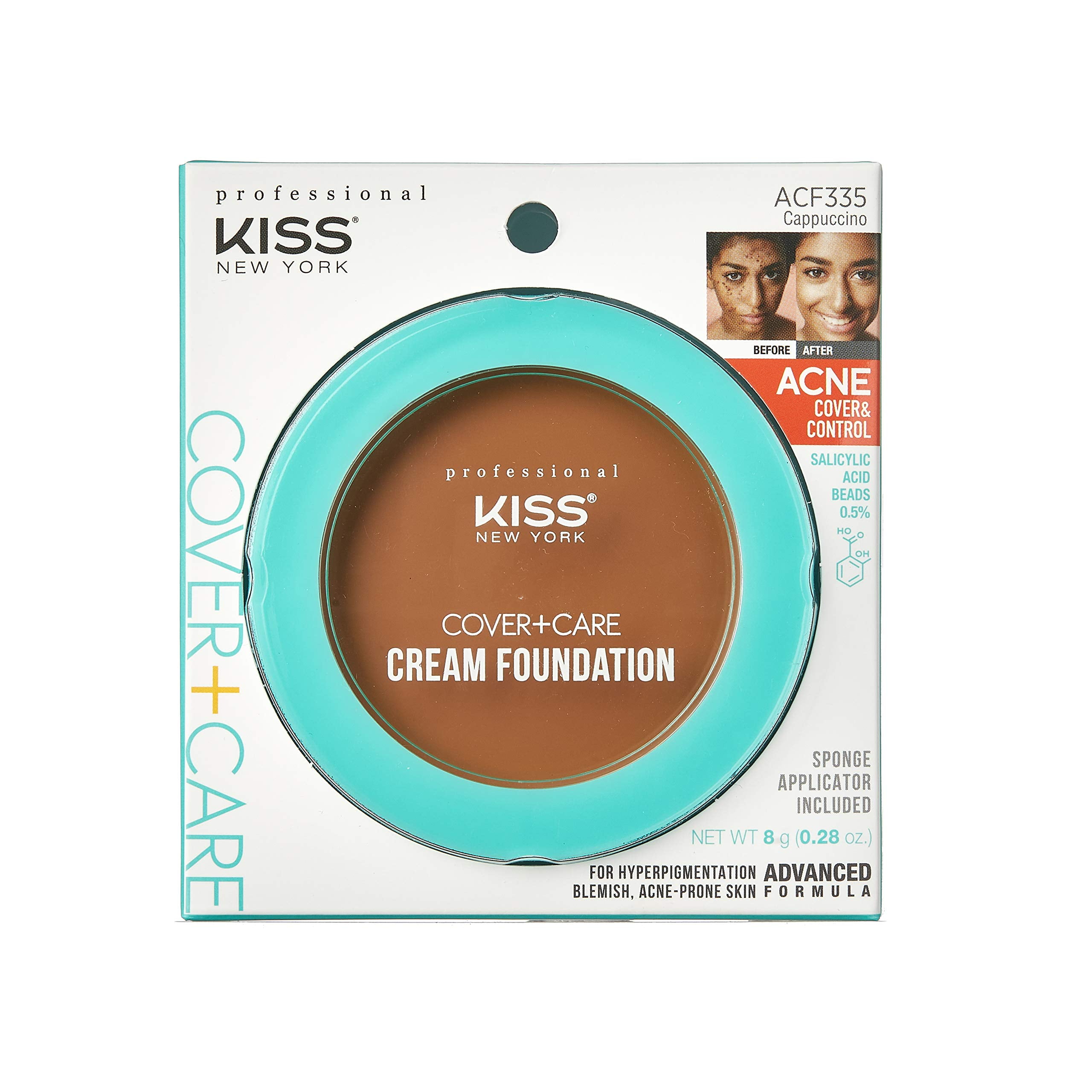 KISS Cover+Care Acne Control Cream Foundation (Cappuccino) C57 ...