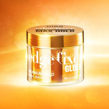 KISS Colors & Care Edge Fixer Extreme Hold Hair Gel, 3.38 oz (100 mL ...