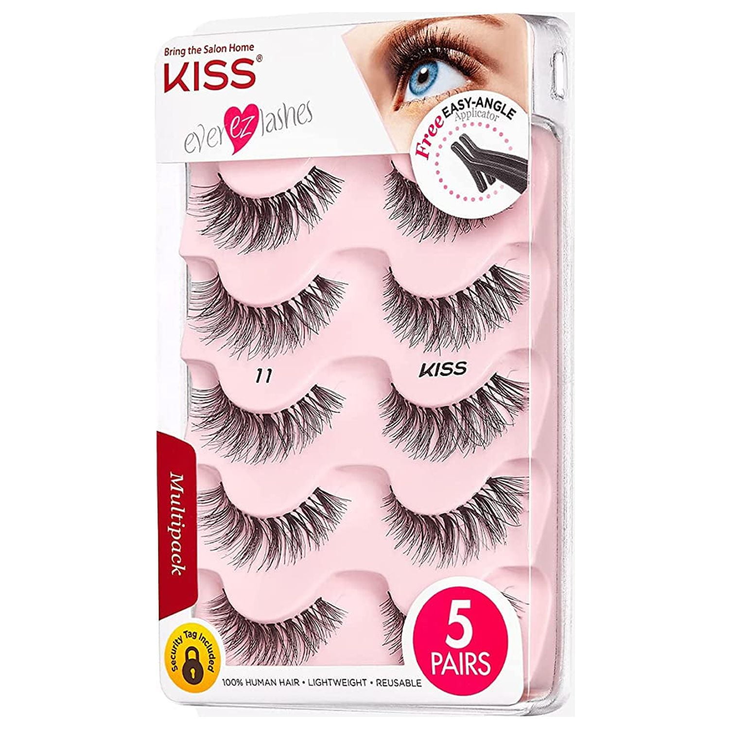 KISS Ever EZ Lashes, Multipack 01 - Walmart.com