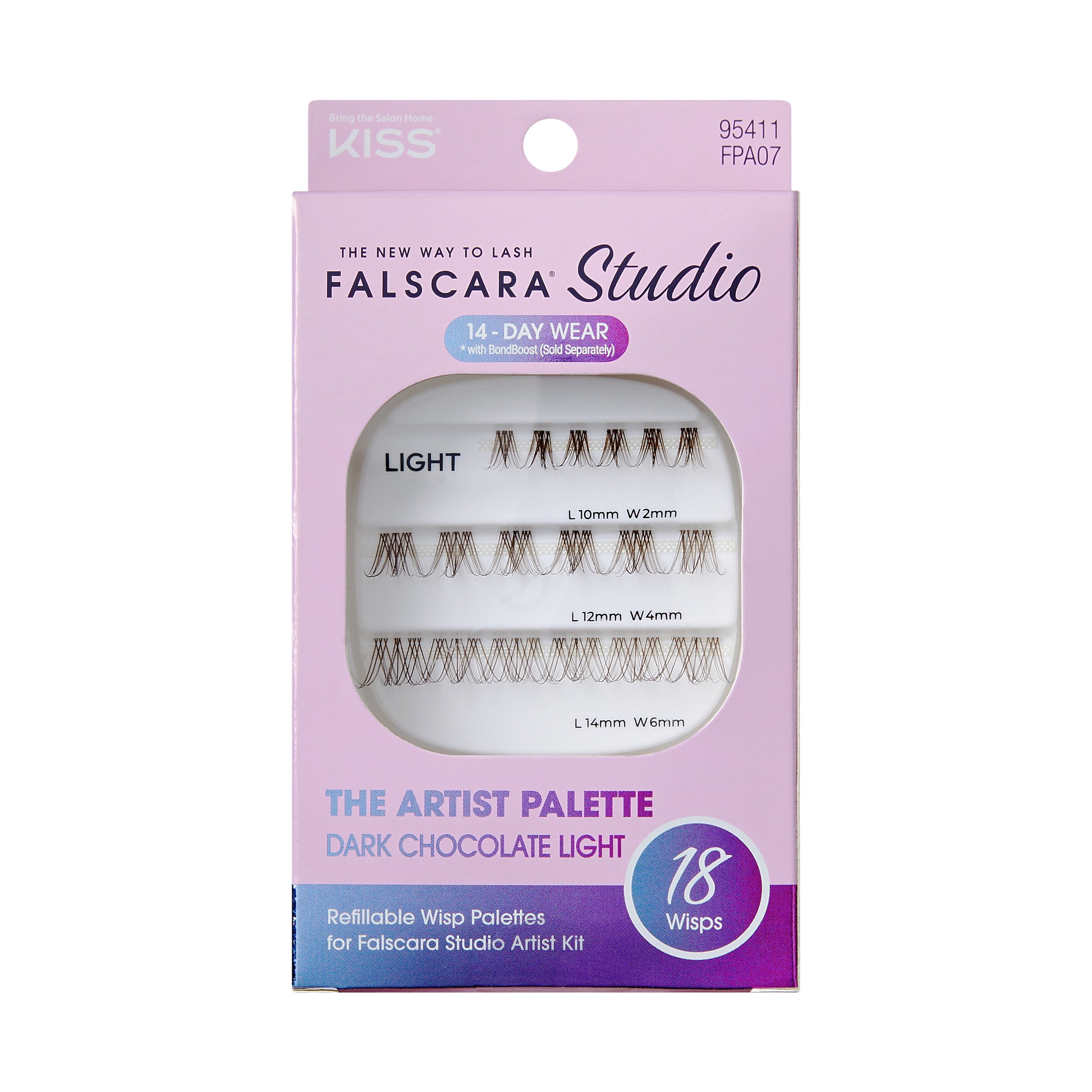 KISS Falscara Studio Palette - 07 Light Delicate - Each (Packaging May Vary) - Walmart.com